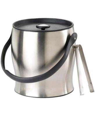 Houdini Double-Walled Ice Bucket with Tongs - Macy's