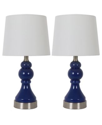 Jimco Lamp & Manufacturing Co Decor Therapy Draper Table Lamps with USB ...