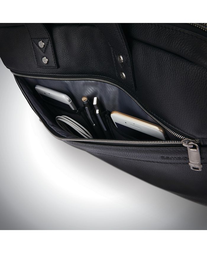 Samsonite Classic Leather Slim Brief - Macy's