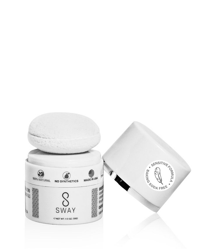SWAY Natural Detox Deodorant and Dusting Powder Set - Vanilla Sensitive ...