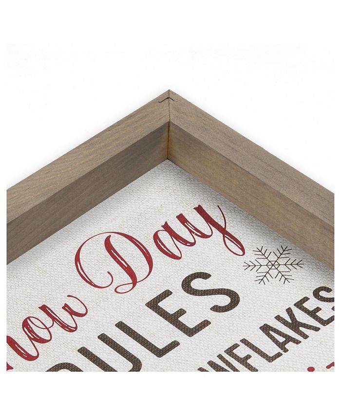 P Graham Dunn Snow Day Rules Wall Art - Macy's
