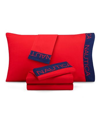Nautica Kids Colorblock Twin XL Sheet Set - Macy's