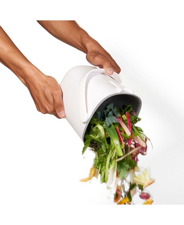 OXO Easy Clean 0.75 Gallon Compost Bin, White - Macy's