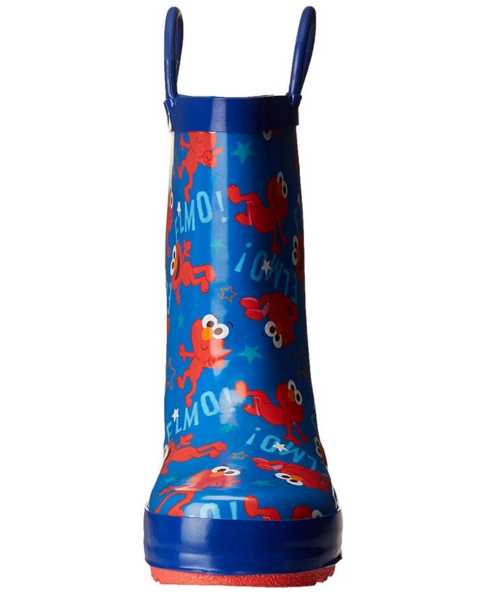 Sesame Street Elmo Little Boys and Girls Rainboots - Macy's