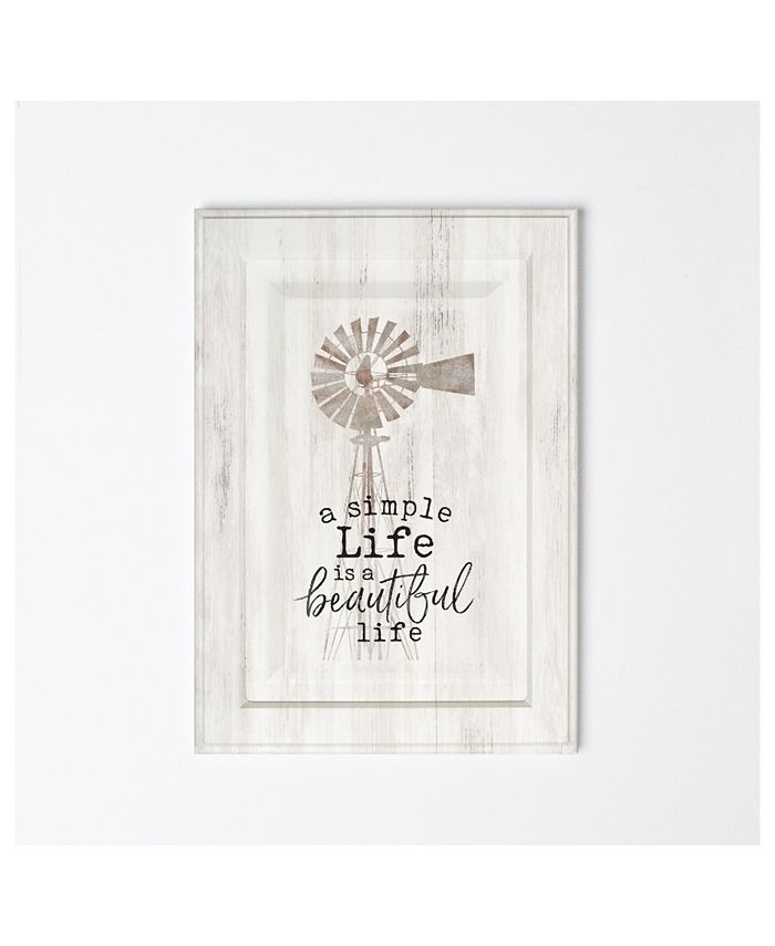 P Graham Dunn P Grahm Dunn A Simple Life Is Wall Art - Macy's