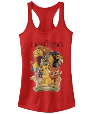 Disney Juniors' Lion King Tall Cast Ideal Racerback Tank Top - Macy's