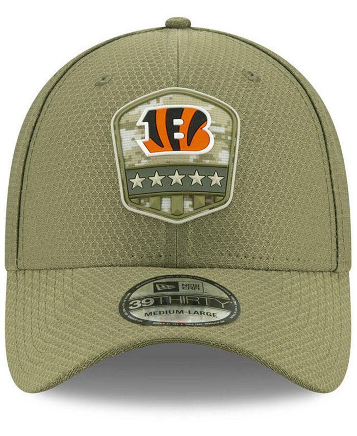 New Era Cincinnati Bengals On-Field Salute To Service 39THIRTY Cap - Macy's