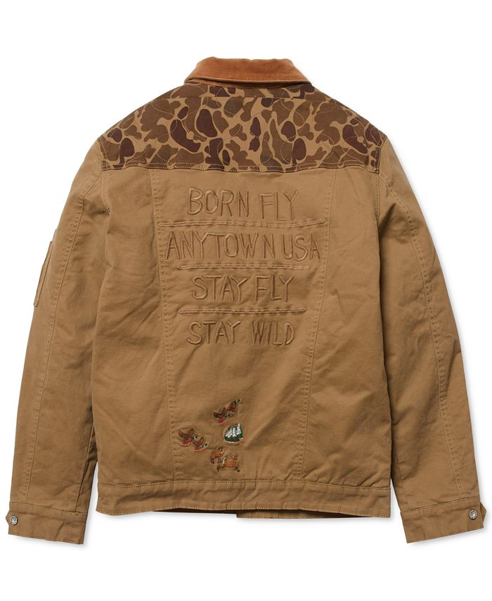 Born Fly Men's Wildlife Field Jacket - Macy's