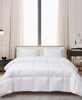 Kathy Ireland Ultra-Soft Nano-Touch White Down Fiber Light Warmth ...