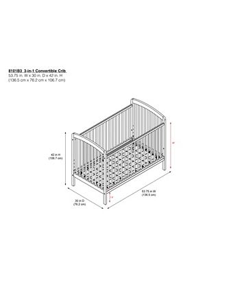 Baby Relax Straw 3-In-1 Convertible Crib - Macy's