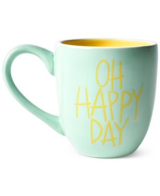 Coton Colors by Laura Johnson Mint Oh Happy Day Mug - Macy's