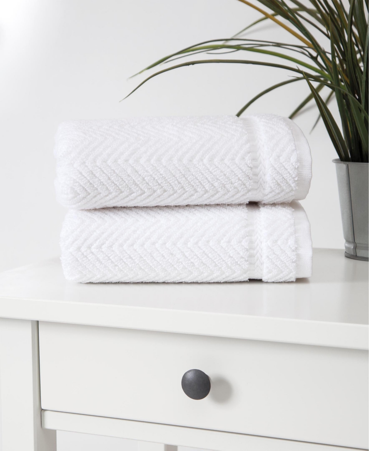 Click here for Ozan Premium Home Maui 2-Pc. Hand Towel Set - Whit... prices