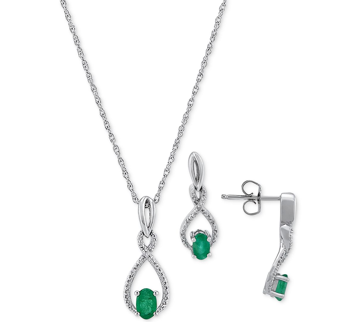 Click here for 2-Pc. Set Sapphire (1-1/3 ct. t.w.) & Diamond (1/2... prices