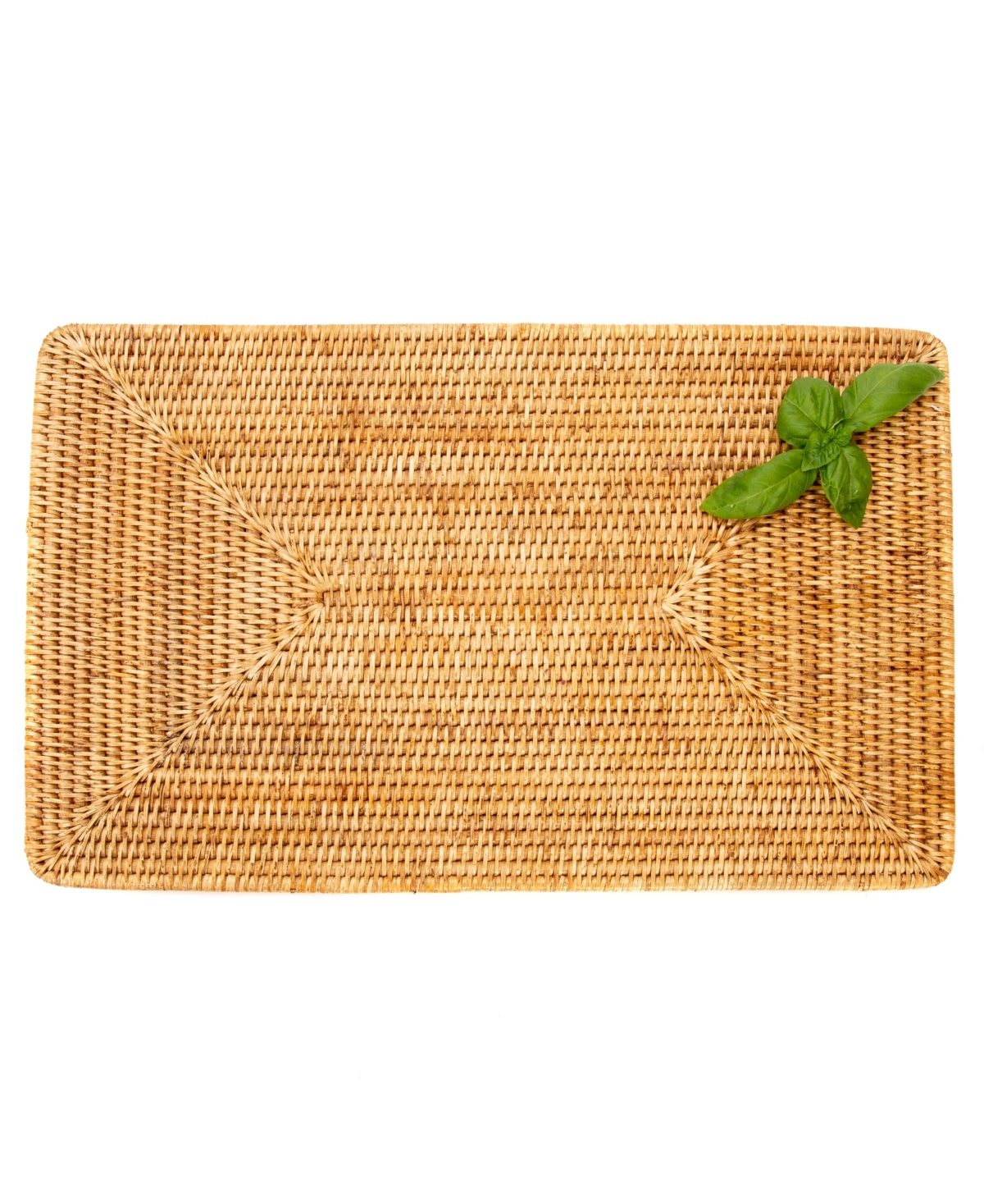 Click here for Artifacts Rattan Rectangular Placemat - Honey Brow... prices