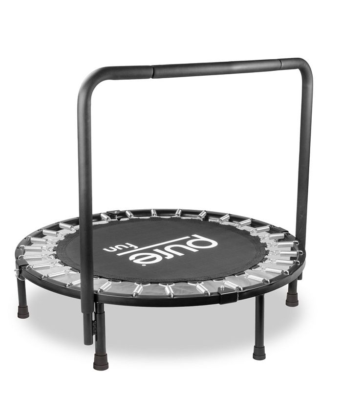 Pure Fun 36" Jumper Kids Trampoline with Handrail - Macy's