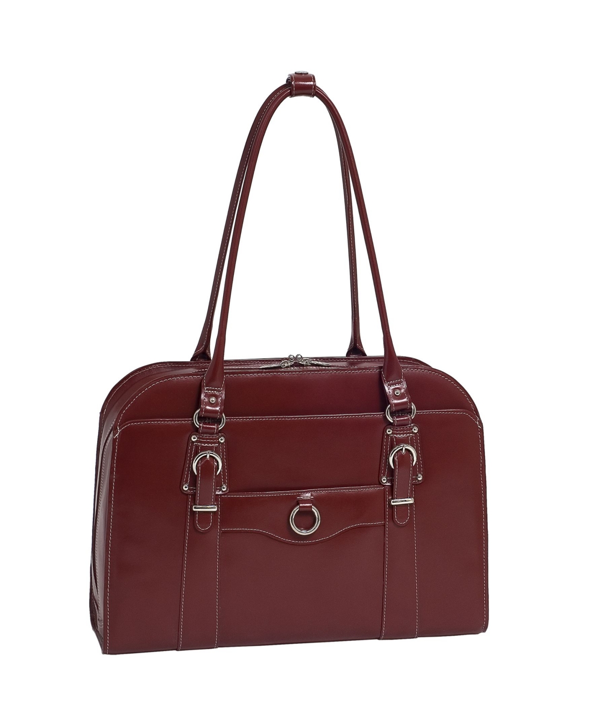 Click here for McKlein Hillside 14 Ladies Laptop Briefcase - Red prices