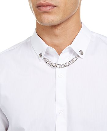 INC International Concepts INC Men's Collar Chain Shirt, Created for ...