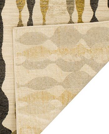 Scott Living Expressions Acoustics Onyx 2' x 3' Area Rug - Macy's