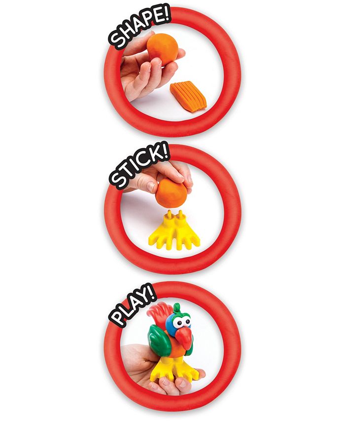 Plasticine Fundamental Toys Stick 'N Shape Character Creator - Macy's