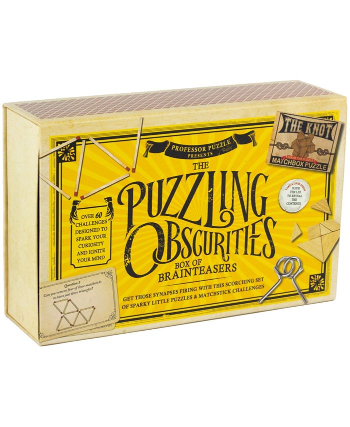 Professor Puzzle the Puzzling Obscurities Box of Brainteasers - Macy's
