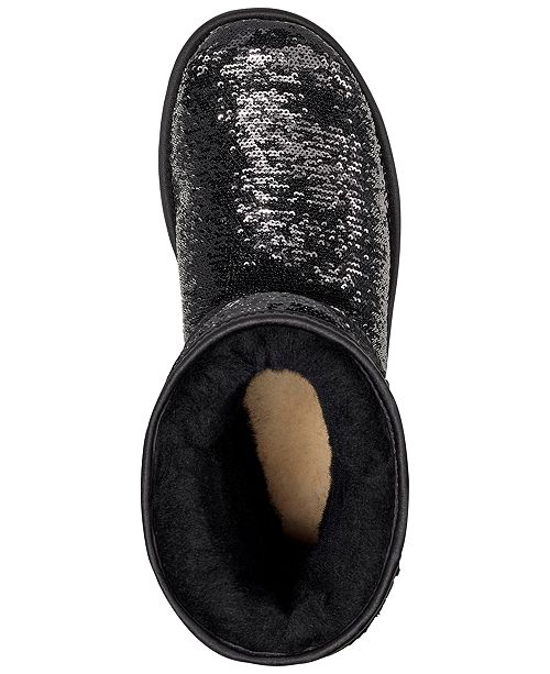 UGG® Women's Classic Short Cosmos Sequin Boots & Reviews - Boots & Booties - Shoes - Macy's