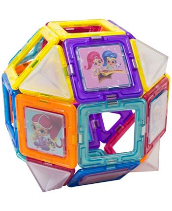 Magformers Shimmer And Shine 42 Piece Magnetic Construction Set - Macy's