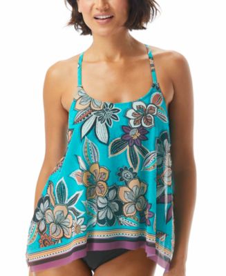 Coco Reef Current Printed Underwire Tankini Top - Macy's