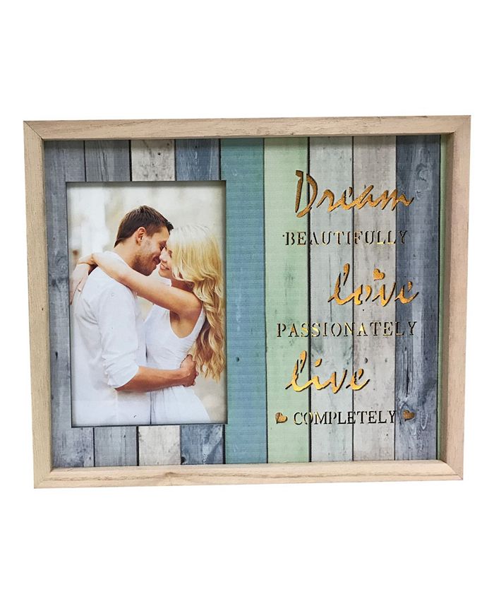 Creative Motion Lighted Photo Frame 4" x 6" with Dream Beautifully ...