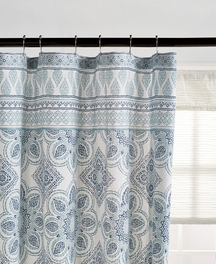 Peri Home Peri Capri Medallion Shower Curtain - Macy's