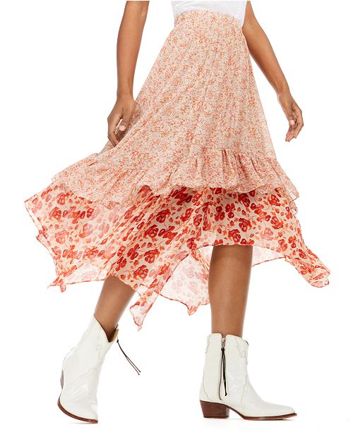 Free People Zuma Drippy Midi Skirt & Reviews - Skirts - Women - Macy's