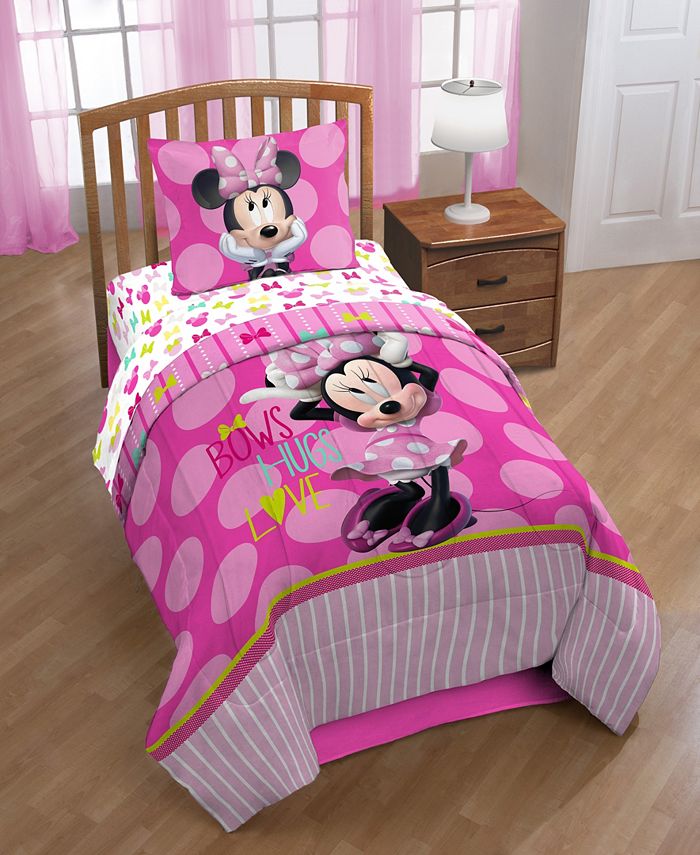 Disney Minnie Mouse 2-Piece Twin Comforter Set - Macy's