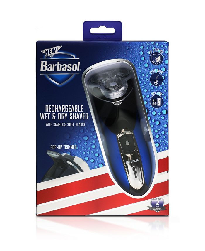 Barbasol 1100 Series Rechargeable Wet Dry Rotary Shaver - Macy's