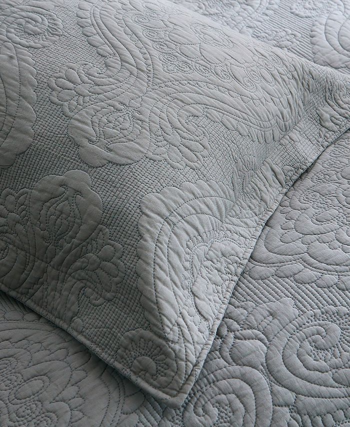 JANEEN HOME Kamila Filigree Cotton Quilt 3-Pc Set - Macy's