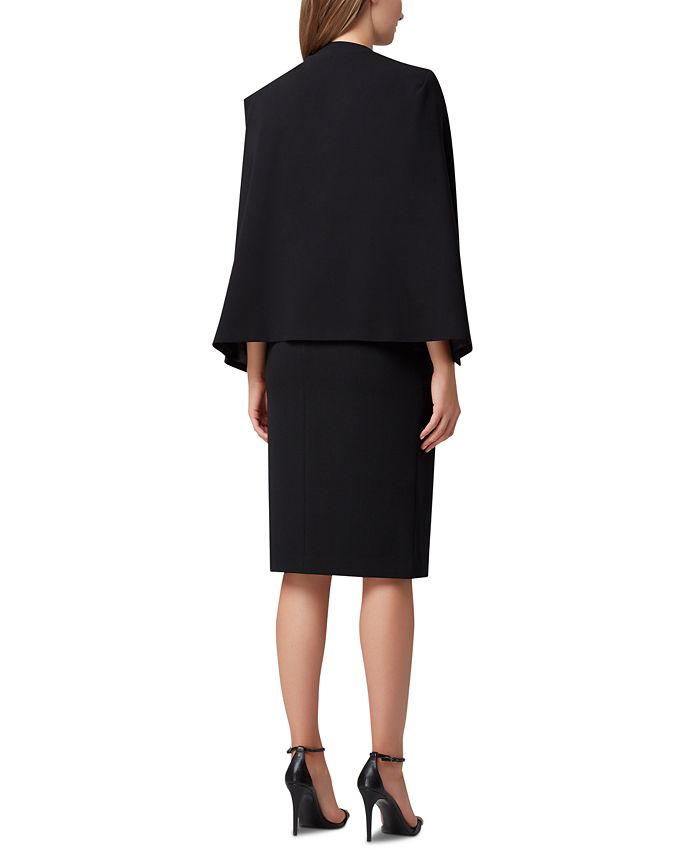 Tahari ASL Crepe Cape Jacket - Macy's