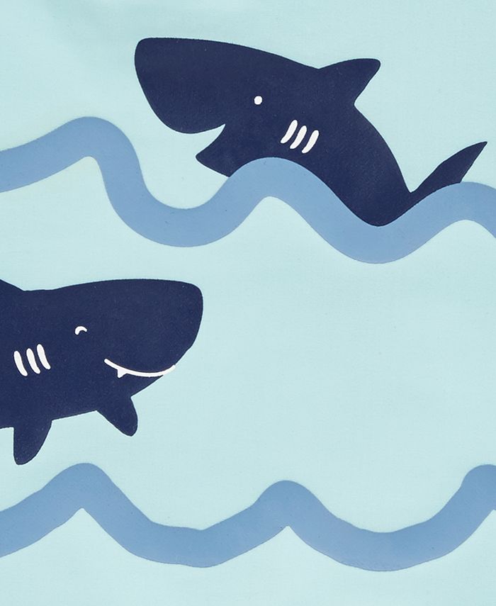 Carter's Baby Boys 1-Pc. Shark-Print Rash Guard - Macy's