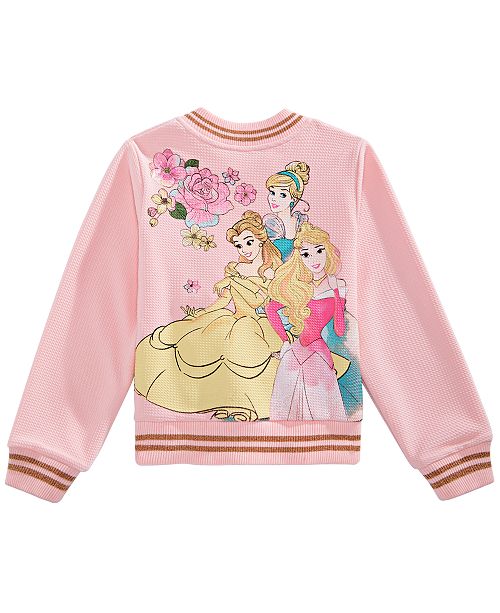 Disney Toddler Girls Princesses Bomber Jacket & Reviews - Coats ...