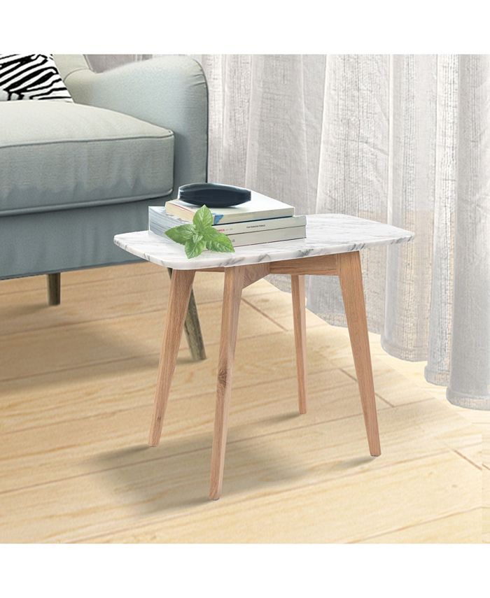 Cenports Cima Rectangular Side Table - Macy's