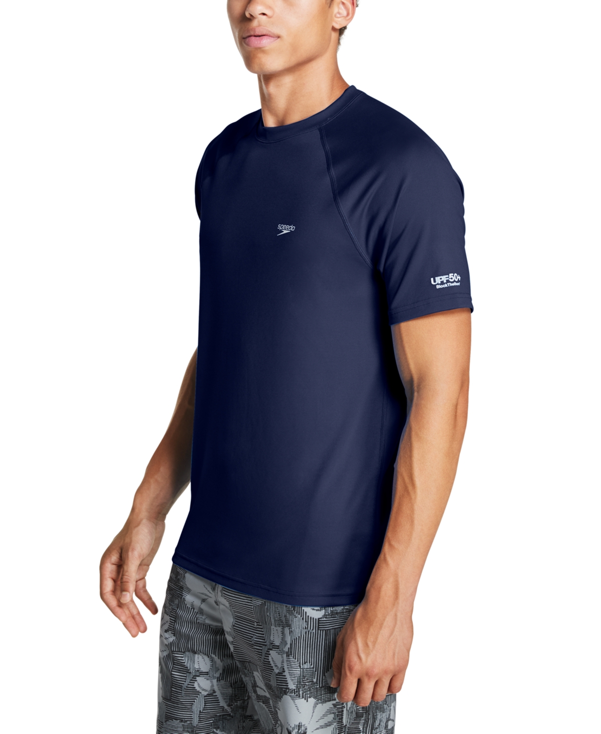 Click here for Speedo Mens Quick-Dry Upf 50+ Rash Guard - New Nav... prices