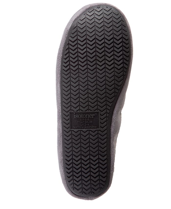 Isotoner Signature Women's Microsuede and Heathered Knit Marisol Boot ...