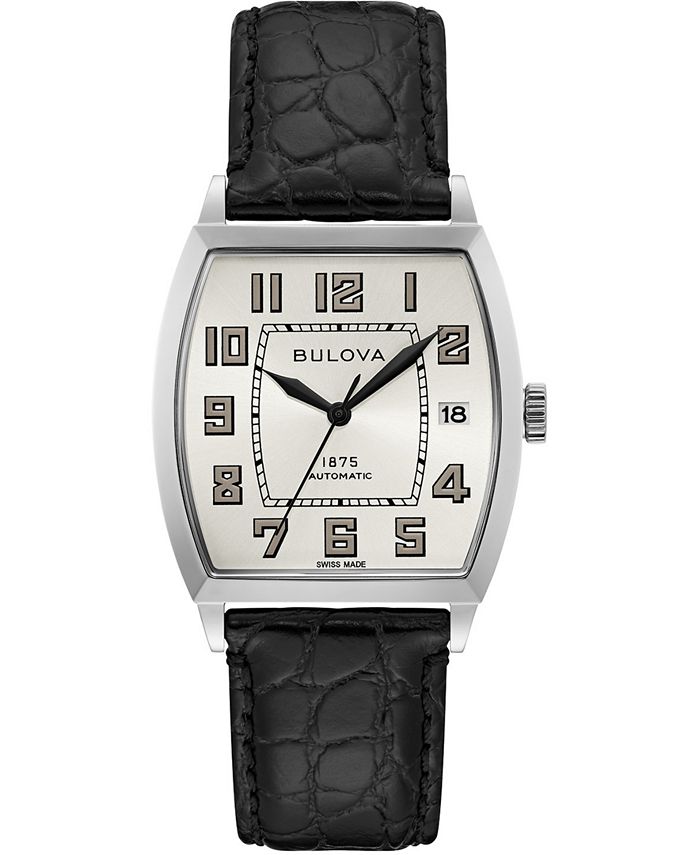 Bulova LIMITED EDITION Men's Swiss Automatic Joseph Bulova Black ...