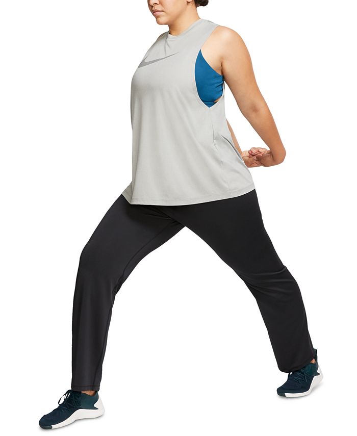 Nike Plus Size High-Rise Gym Pants - Macy's