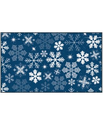 Snowflakes Accent Rug, 30" x 50" - Macy's
