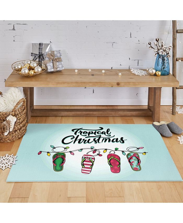 Mohawk Tropical Christmas Accent Rug, 24" x 40" - Macy's
