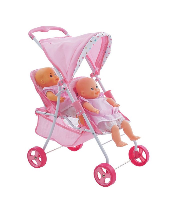 Redbox Hauck Love Heart Pretend Play Twin Baby Dolls Stroller - Macy's