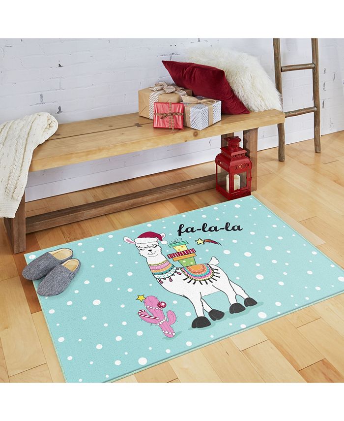 Mohawk Fa La La Llama Accent Rug, 18" x 30" - Macy's