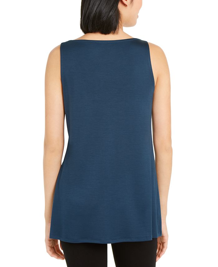 Eileen Fisher Ballet-Neck Top - Macy's