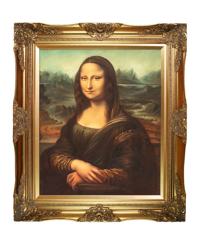 La Pastiche By Overstockart Mona Lisa with Victorian Frame, 28" x 32 ...