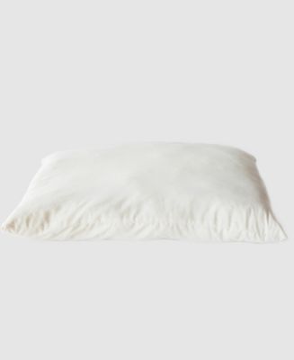 Holy Lamb Organics Natural Wool-Filled Bed Pillow with Organic Cotton ...