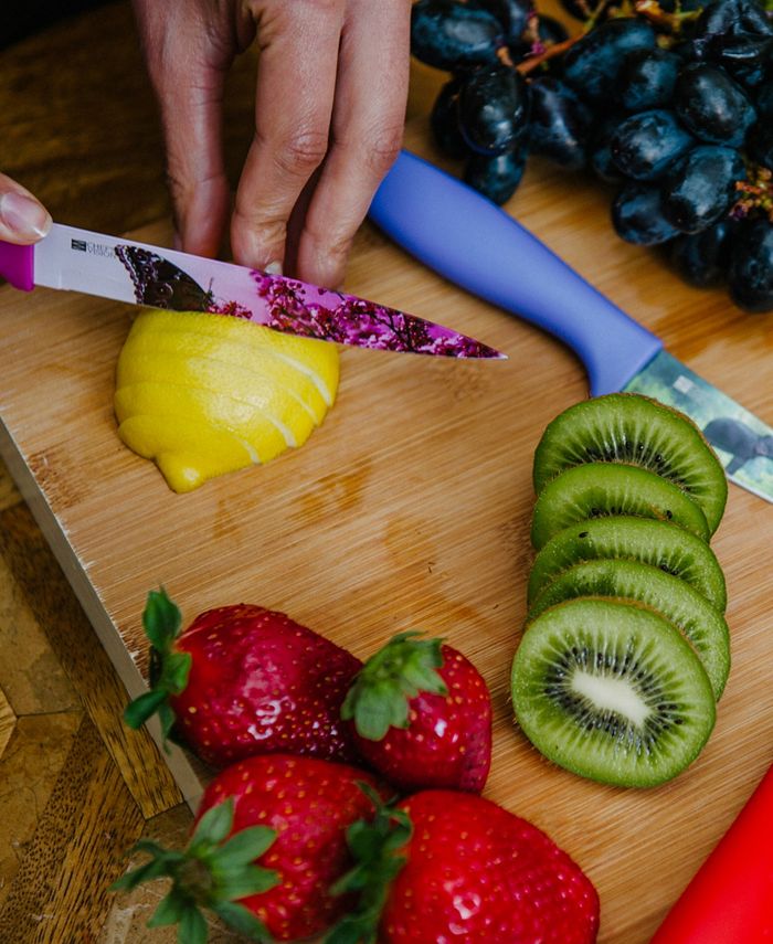 Chef's Vision Wildlife Series 6-Piece Knife Set - Macy's