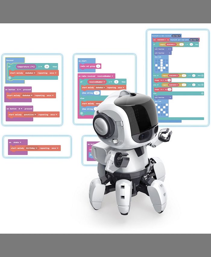 Redbox Teach Tech Tobbie II BBC Micro: Bit Robot Kit Stem Educational ...